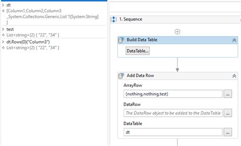 List Variable Into Datatable Column Studio UiPath Community Forum