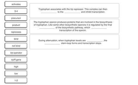 Solved Activates3 4tryptophan Associates With The Trp