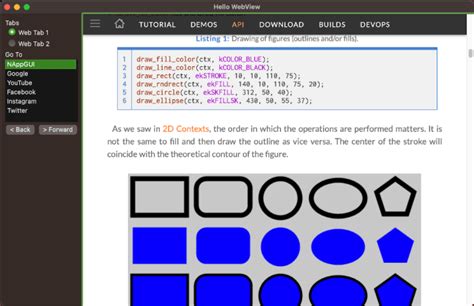 Hello Webview Cross Platform C Sdk
