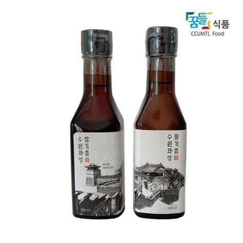 꿈틀 수원화성참기름들기름선물세트180ml 홈플러스 택배배송