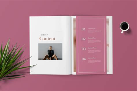 时装画册产品目录lookbook排版设计indd模板 Fashion Lookbook Catalogue 大洋岛素材