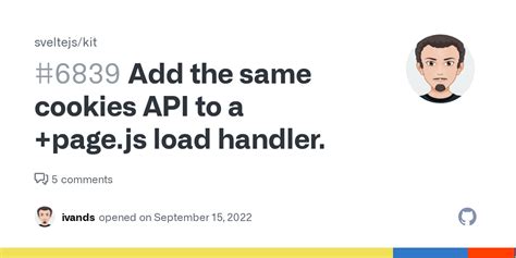Add The Same Cookies Api To A Pagejs Load Handler · Issue 6839