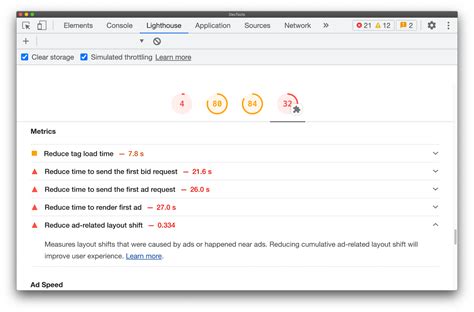 Оптимизация метрик Web Vitals с помощью Lighthouse — Веб стандарты