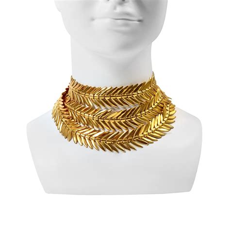 Vintage Anne Klein Gold Tone Long Necklace Circa 1980s At 1stdibs