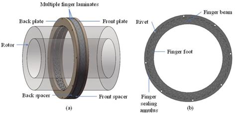 Schematic Diagram Of The Finger Seal Fs A General Structure B