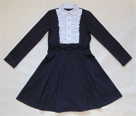 Школьное платье для девочки 1 класс 90 фото