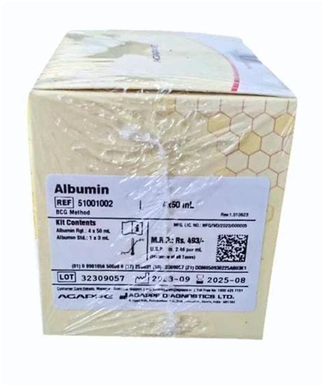 Albumin Kit Agappe Blood At ₹ 358piece In Kharghar Navi Mumbai Id