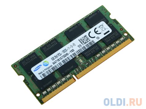 Оперативная память Samsung So Dimm Ddr3 8gb Pc 12800 1600mhz Original M471b1g73qh0 Yk000
