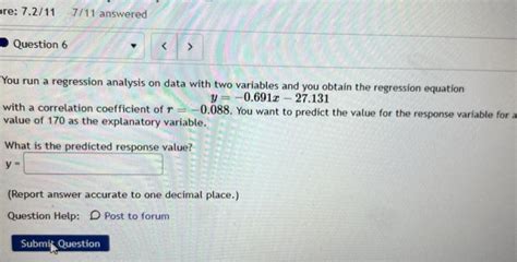 Solved You Run A Regression Analysis On Data With Two Chegg