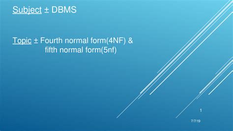 Pptx Dbms 4nf And 5nf Dokumentips