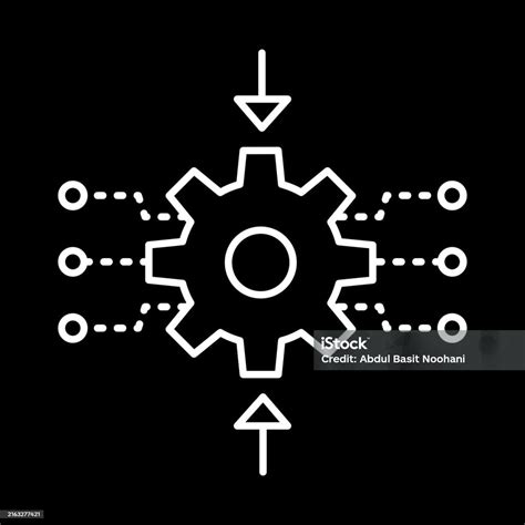 Knowledge Inference Icon With Editable Stroke For Artificial Intelligence And Data Science