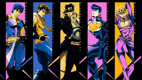 Jojo S Bizarre Adventure All Characters Wallpaper Hd Anime K