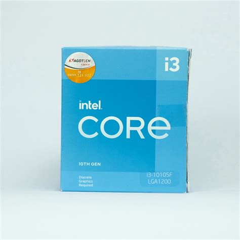 CPU I3 10105F BOX - Sagotech