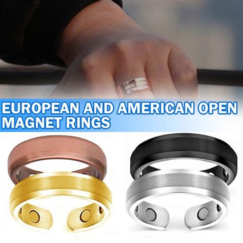 1pc Magnetic Therapy Ring Weight Loss Slimming Health Care Opening Ring