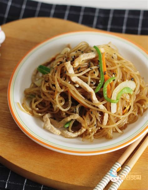 돼지고기 잡채 황금레시피 잡채 만들기 재료 칼로리 설명절음식 네이버 블로그