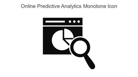 Predictive Analysis Monotone Icon Slide Team