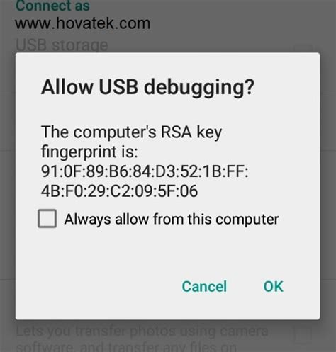 How To Fix Consistent Usb Debugging Prompts 1 Hovatek Blog