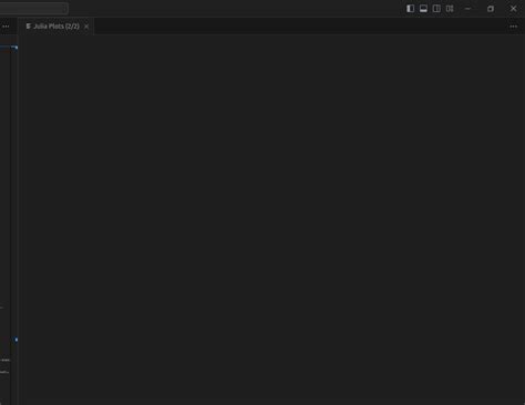 Plotting Pane In VSCdoe Is Empty VS Code Julia Programming Language