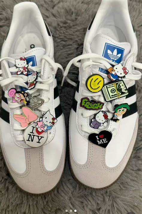 Sambas With Pins Swag Shoes Girly Shoes Hype Shoes