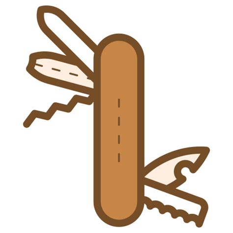 Swiss Army Knife Generic Color Lineal Color Icon