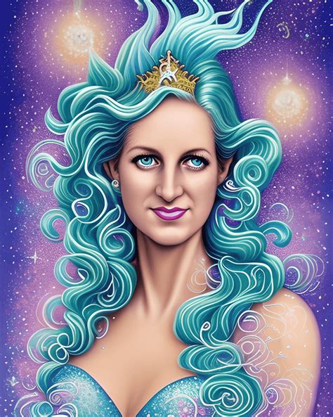 Zodiac Mermaid Graphic · Creative Fabrica