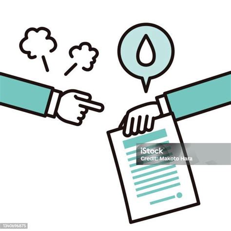제출 된 문서에 화가 제스처와 간단한 손의 일러스트 자료 분노에 대한 스톡 벡터 아트 및 기타 이미지 분노 0명 가리키기 Istock