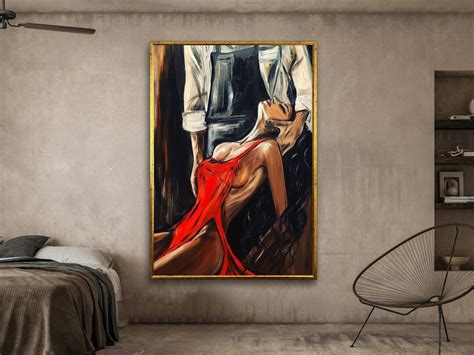Lovemaking Couples Wall Decorsensual Loversromantic Couples Wall Ar