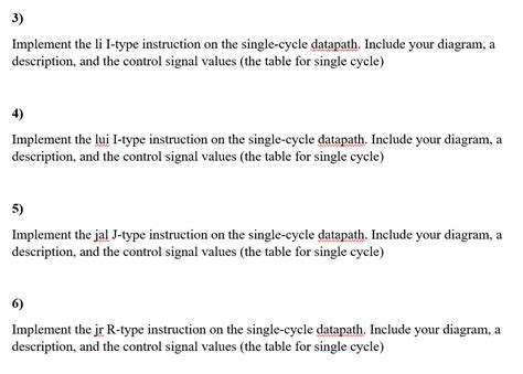 3 implement the li i type instruction on the
