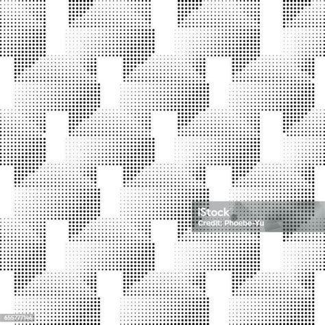 하프 톤 그라데이션 원활한 배경 3d 기하학 다각형 검은색에 대한 스톡 벡터 아트 및 기타 이미지 검은색 곡선 그라데이션 Istock