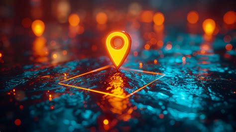 Premium Photo A Shiny And Glossy Localization Icon Pinned On A Map