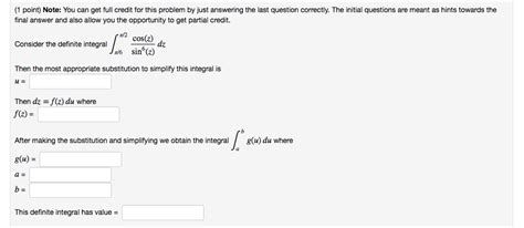Solved Point Note You Can Get Full Credit For This Chegg