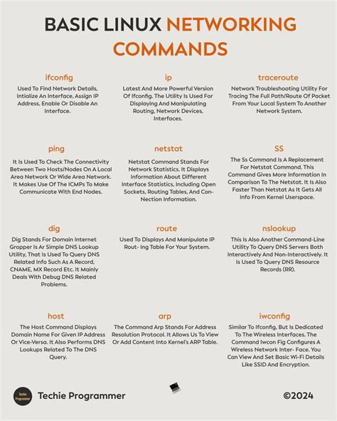 Basic Linux Networking Commands Programminglife Python Data