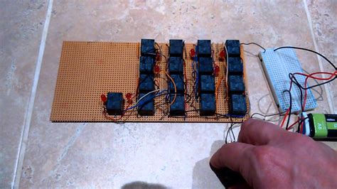 Modulo 12 Counter And Clock Dividers Made From Relays Youtube