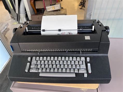 Black Ibm Selectric 2 Typewrite