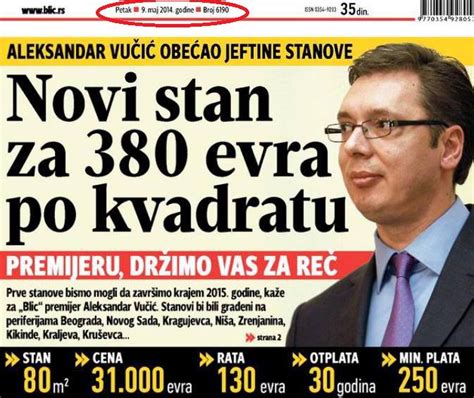 Пре тачно десет година председник нам је обећао јефтиније станове Шта би сам тим обећањем R