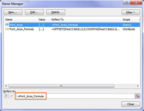 Excel Factor 5 Dynamic Print Area My Online Training Hub