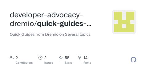 quick guides from dremio guides dremiocloudquality md at main