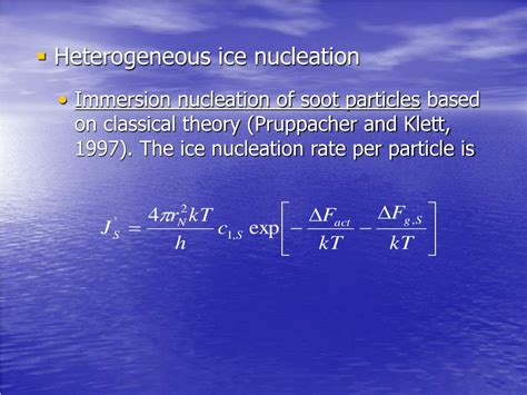 Ppt Developing Ice Nucleation Parameterization For Application In Cam