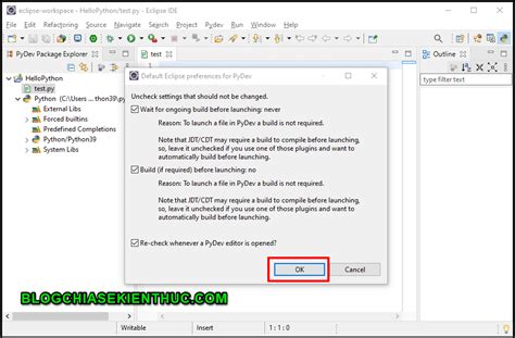 Hướng dẫn lập trình Python trên ECLIPSE bước cơ bản