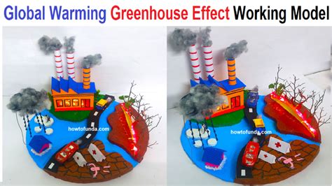 Global Warming Greenhouse Effect Working Model Science Project