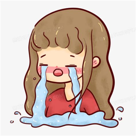 卡通大哭崩溃表情包元素PNG图片素材下载 元素PNG 熊猫办公