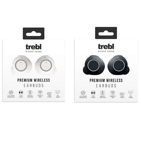 Trebl Premium Wireless Bluetooth Earbuds British Chemist