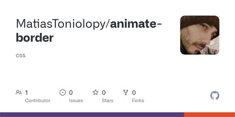 Github Matiastoniolopyanimate Border Css