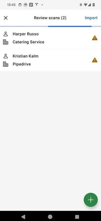 Business Card Scanner On Mobile Knowledge Base Pipedrive