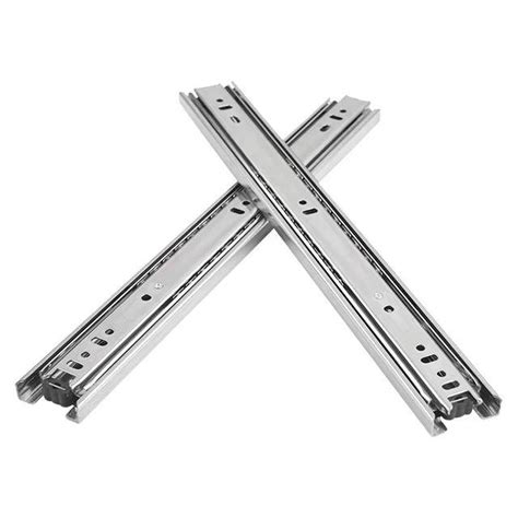 Hardware Telescopic Drawer Slide Push To Open Interlocking Anti Tipping Drawer Slides Drawer Hardware Telescopic Drawer Slide Push To Open Interlocking Anti Tipping Drawer Slides Drawer