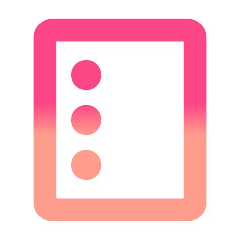 Script Generic Gradient Outline Icon