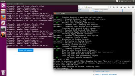 Linux Raspbian With Qemu Wont Boot Up Stack Overflow