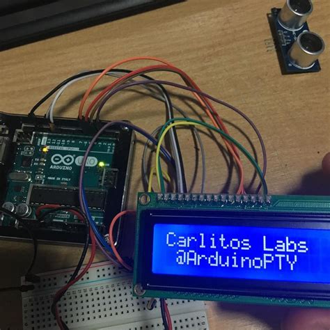 insta arduino lcd 16x2 arduino algunos cables potenciometro