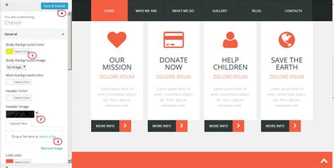 Wordpress How To Customize Template Using Theme Customizer Template Monster Help