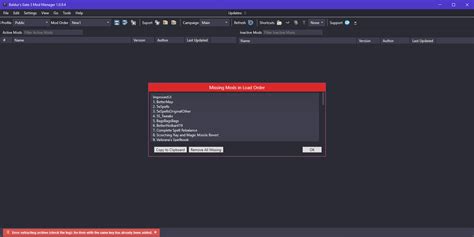 Bug Mod Manager Claims All Mods Are Gone After Refresh · Issue 63